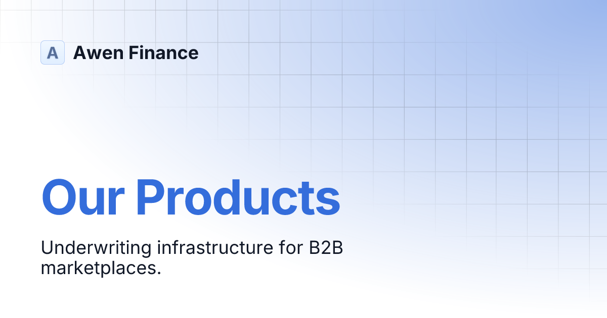 Our Products | Awen Finance